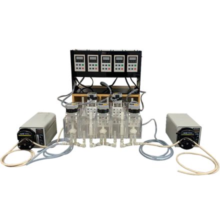 Mixer settler liquid/liquid solvent extraction in continuous mode ...