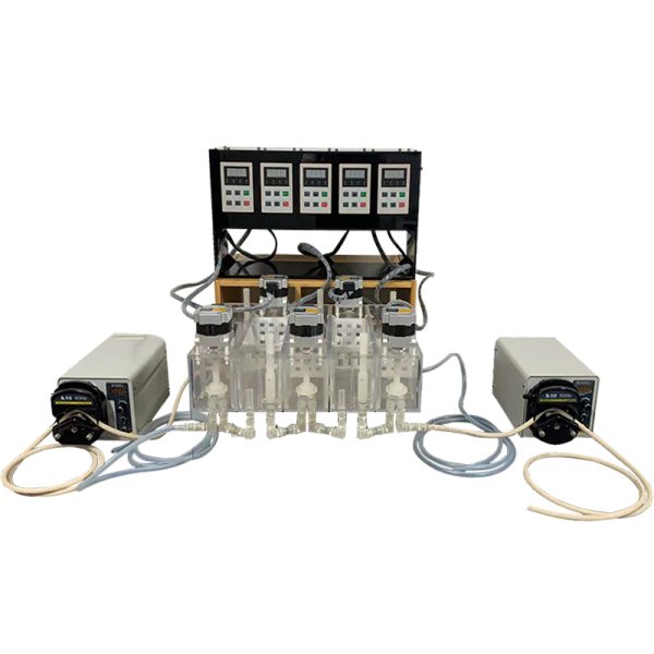 Mixer settler liquid/liquid solvent extraction in continuous mode ...